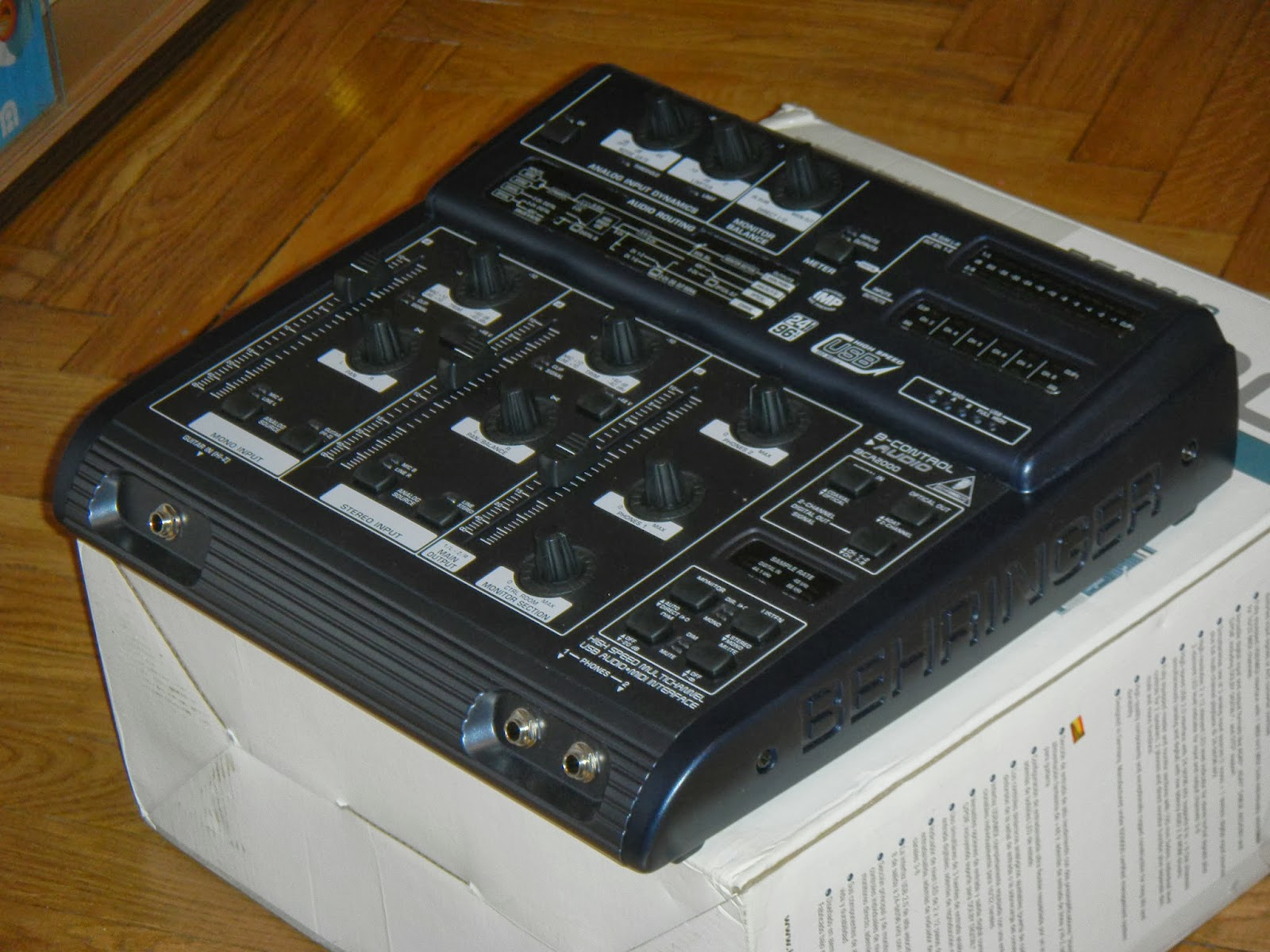 Infrequent Sound [sex.tex] technology: Behringer B-Control Audio BCA 2000