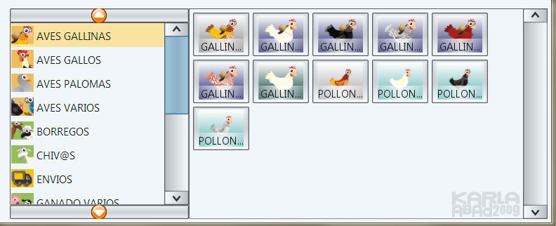 Botones para una terminal punto de venta
