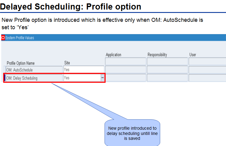 Oracle R12 1 New Feature Delayed Scheduling Oracle Apps