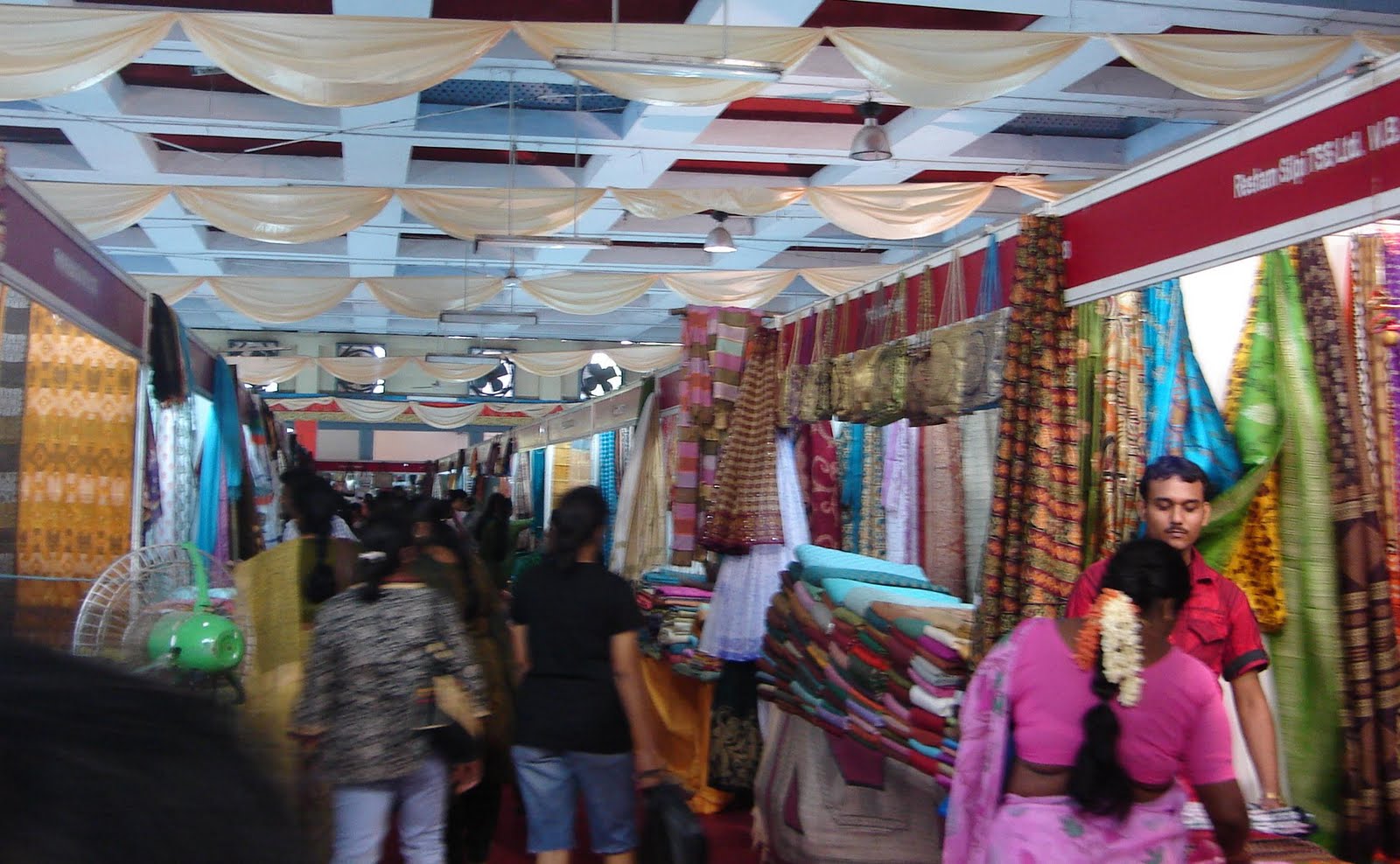 Handloom Exhibition in the city...