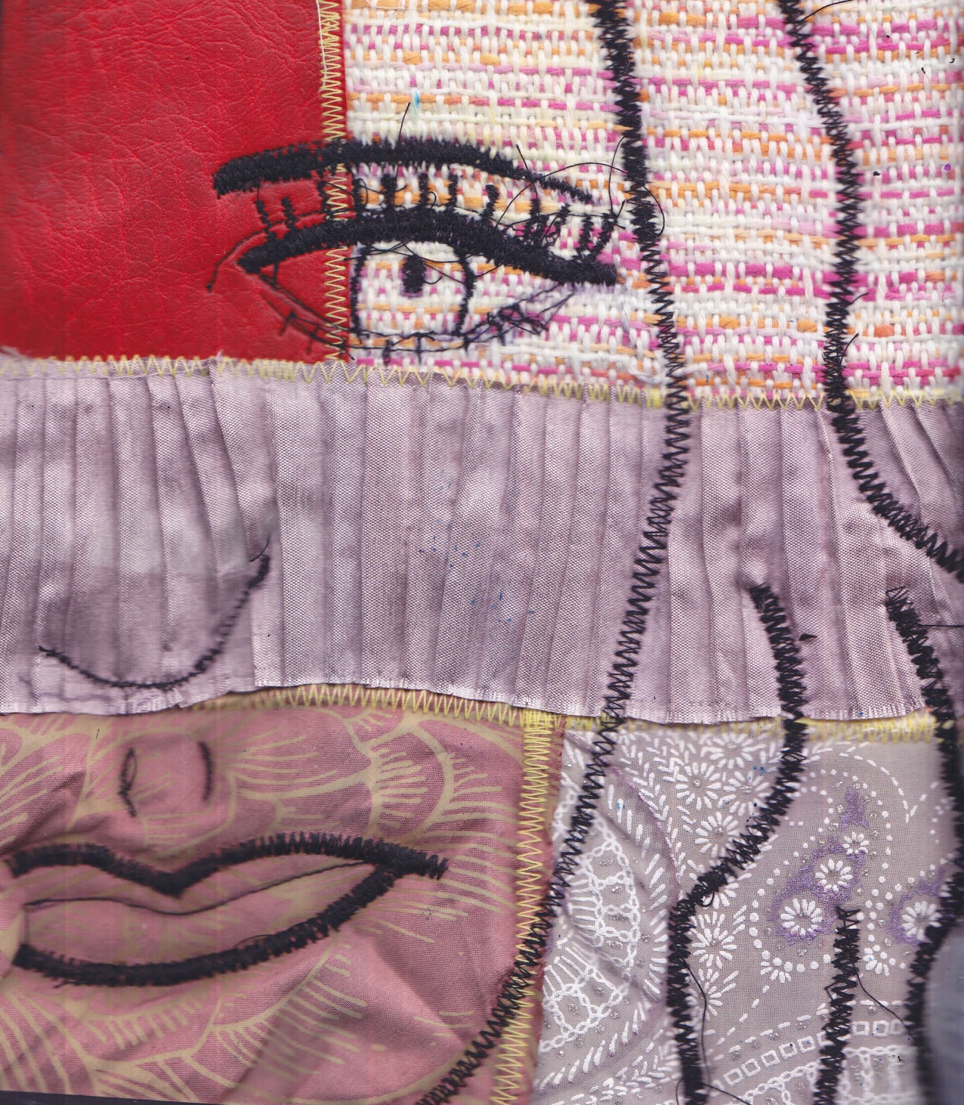 shelley's textile portfolio: textile portraits and designs