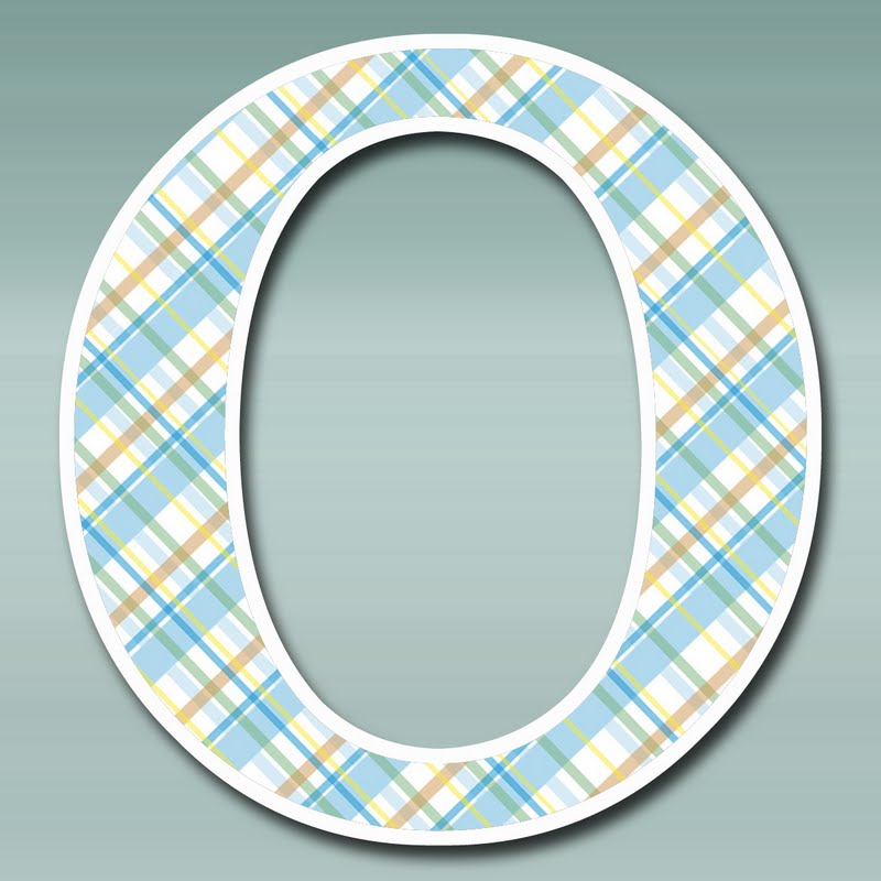 GRANNY ENCHANTED'S BLOG: "Blue-Tan Plaid" Free Scrapbook Alphabet