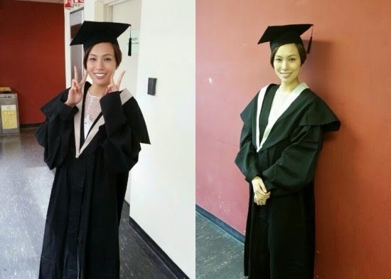 TVB Entertainment News: Queenie Chu finally gets to wear a graduation gown