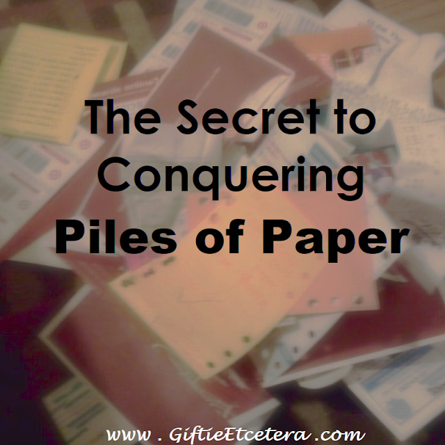 How to Deal with Paper Clutter | Giftie Etcetera: How to Deal with ...