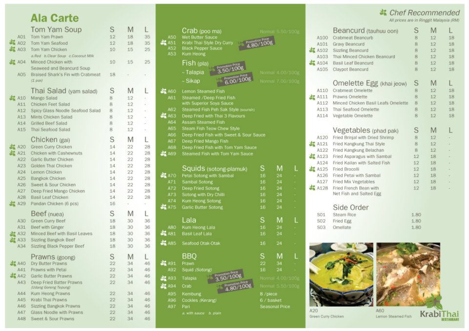 liFe iS fuLL oF sUrPrIsEs...: Krabi Thai Restuarant in Plantinum ...