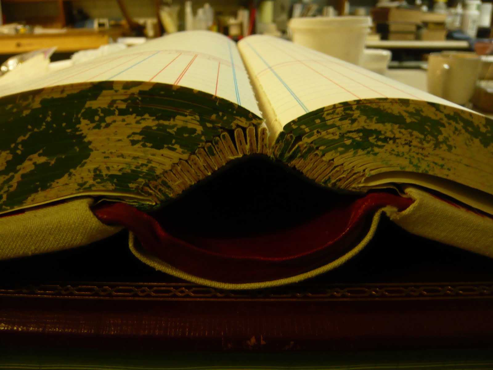 The Gilded Leaf: Fine Bookbinding & Restoration: An Unusual Ledger ...
