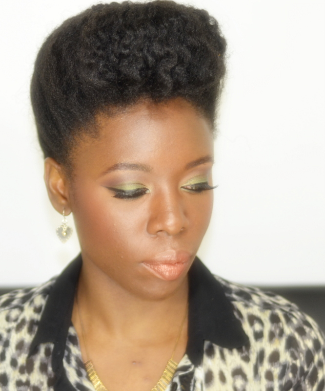 5 Simple Funky Updos On Natural Hair