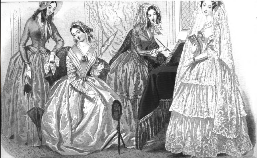 19th Century Historical Tidbits: 1845 Fashions