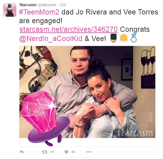 Teen Mom 2 Jo Rivera Gets Engaged To Vee Torres!