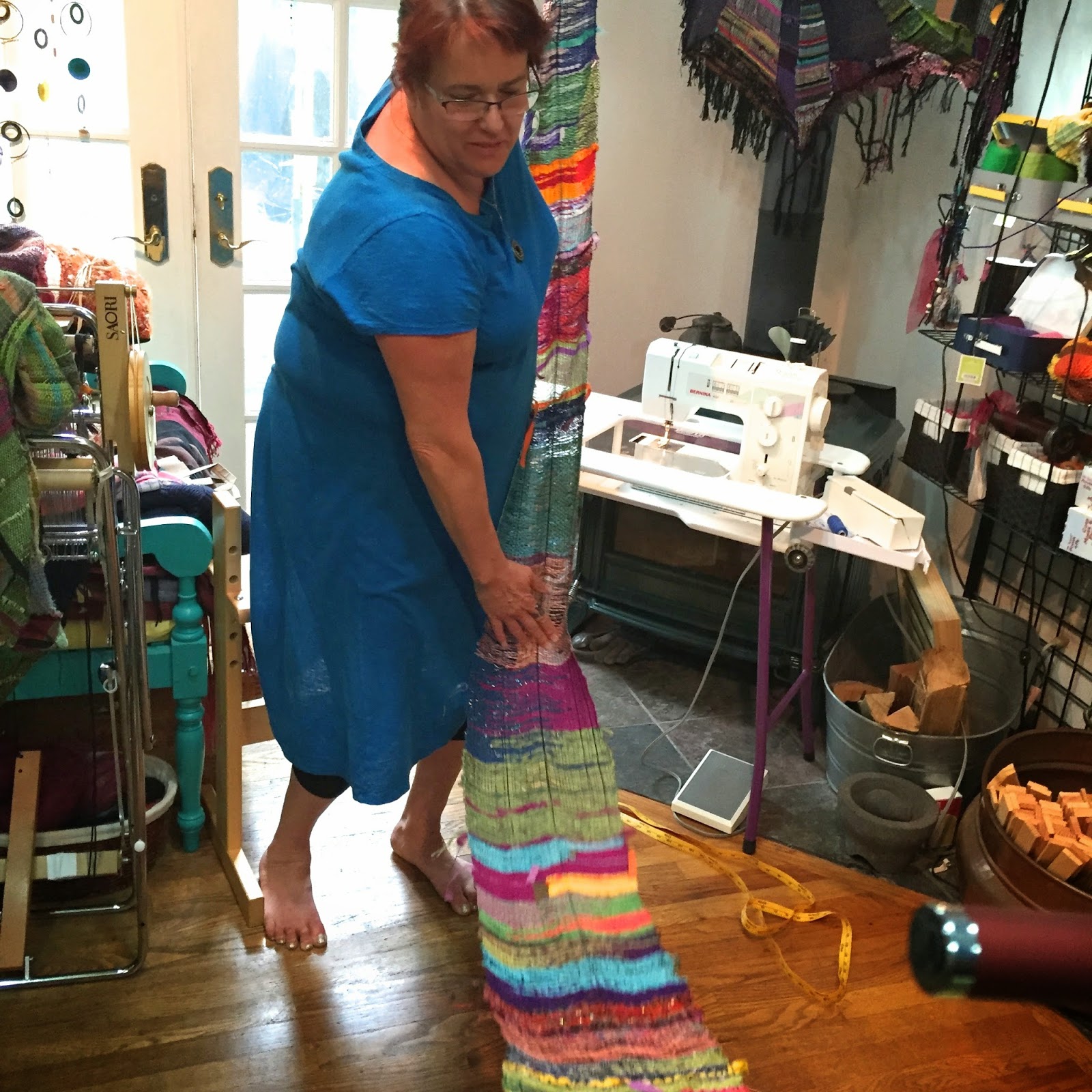 CENTERING WITH FIBER: Saori Santa Cruz two day weaving intensive class