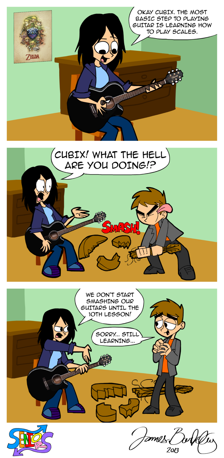 My Random Blog: Animated James