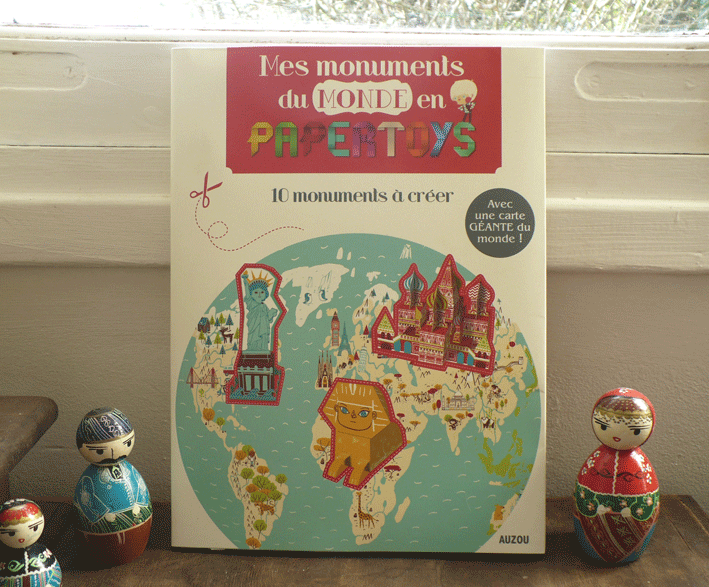 Rozenn Bothuon works: Les monuments du monde en paper toys
