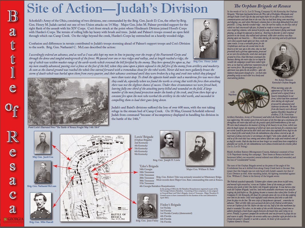 The Civil War Picket: State finalizing work on Resaca battlefield, will ...