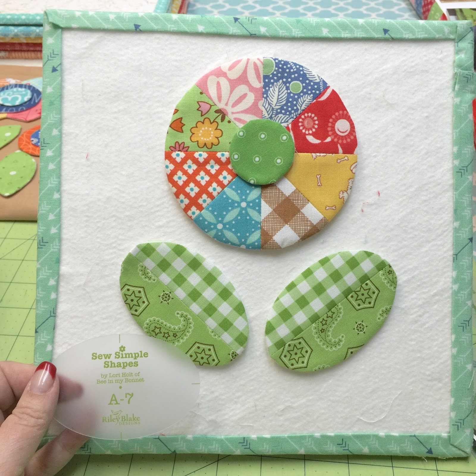 Sew Simple Shapes - Patchwork Tulip Tutorial with More Leaves and ...