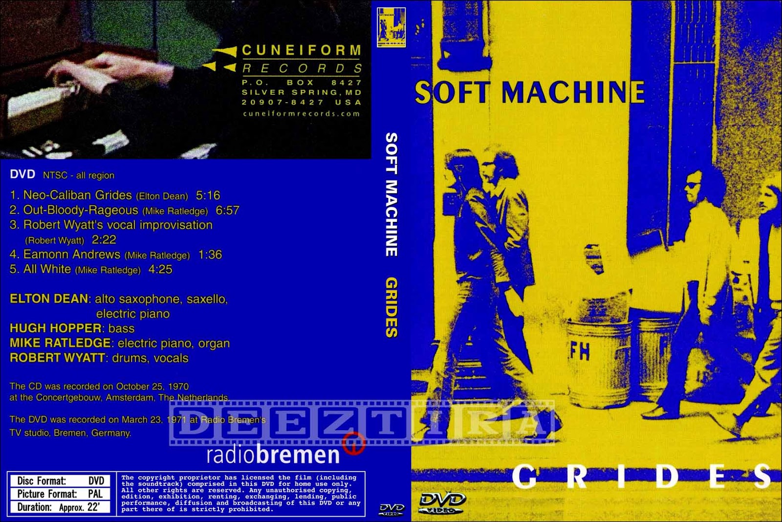 YOUDISCOLL: Soft Machine - Grides (1970-1971)