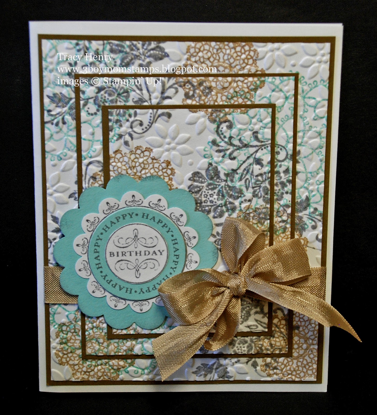 Handmade In The Mountains: Triple Layer Embossed