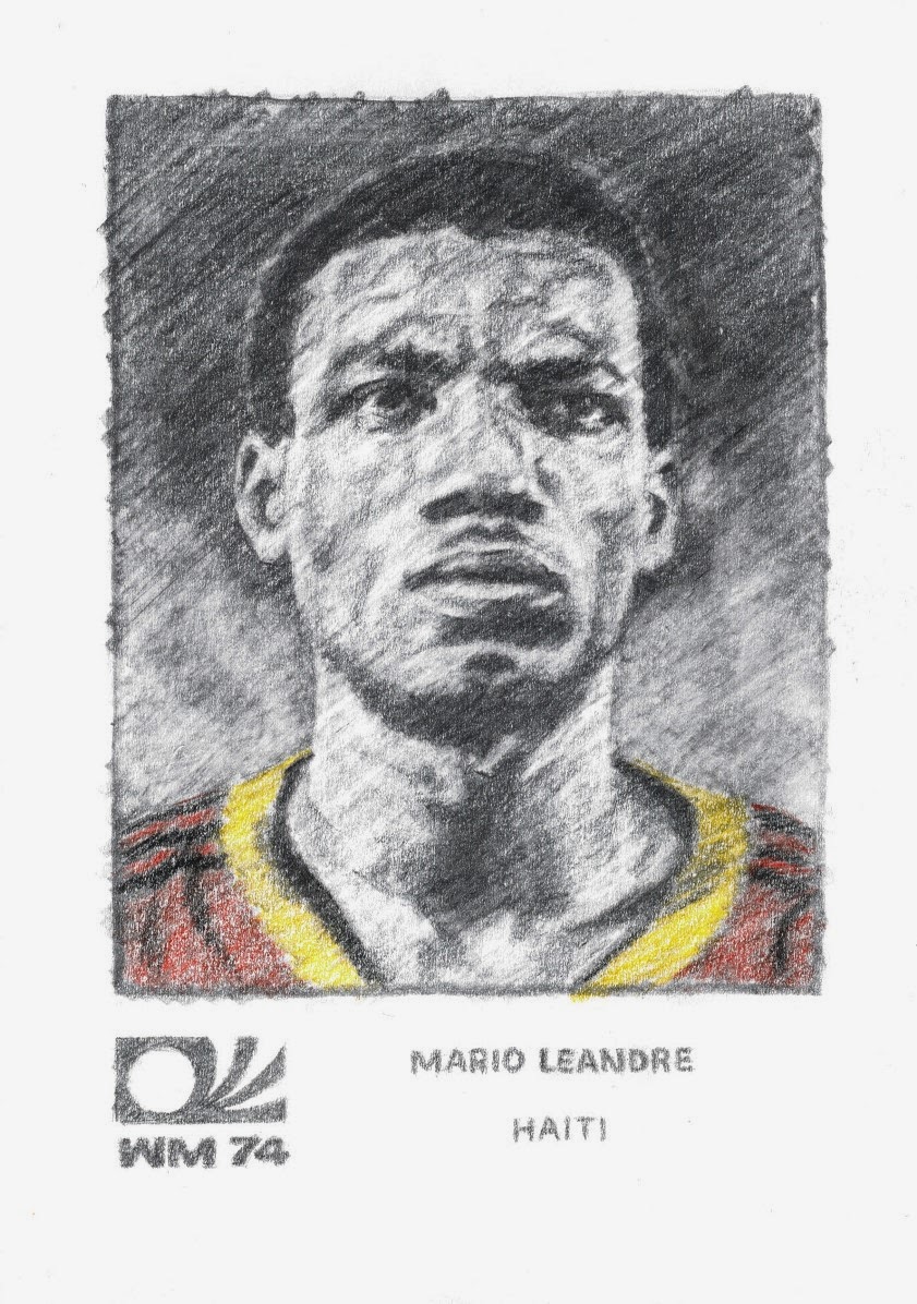 The Opposite of Tomato: World Cup '74 Portrait #56 (Mario Leandré: Haiti)