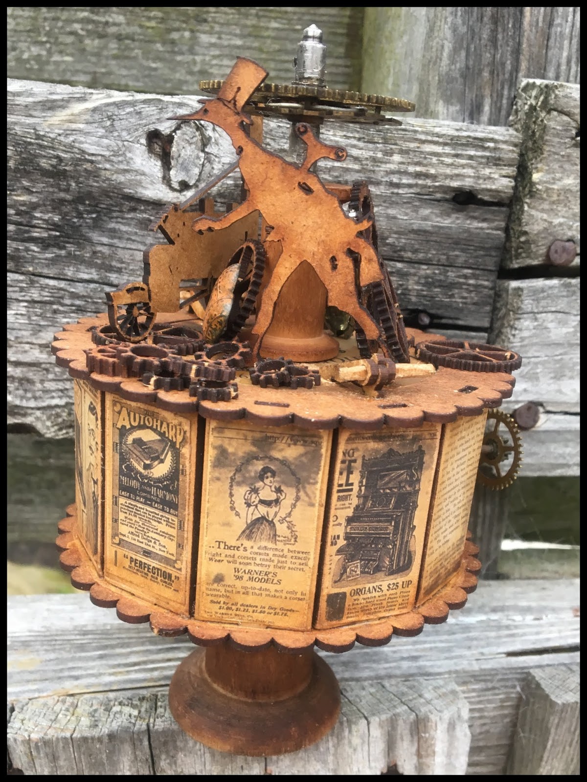 Calico Craft Parts: Steam powered music box by Zuzu