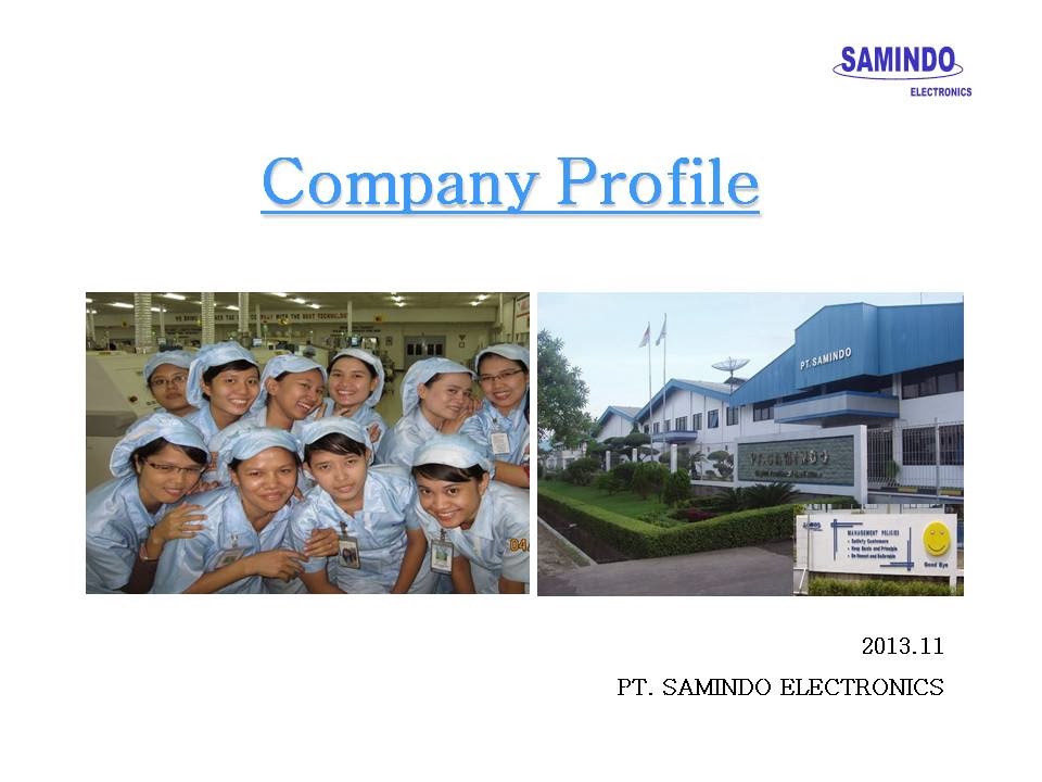 PT.SAMINDO ELECTRONICS: CSR [ COPORATE SOCIAL RESPONSIBILITY ] PT ...