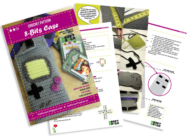 kraftcroch: ★ crochet + geek = 8-bits case