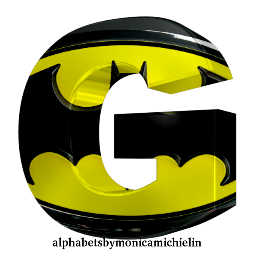 M. Michielin Alphabets: NOVO ALFABETO DO BATMAN (HOMEM MORCEGO) LOGO ...