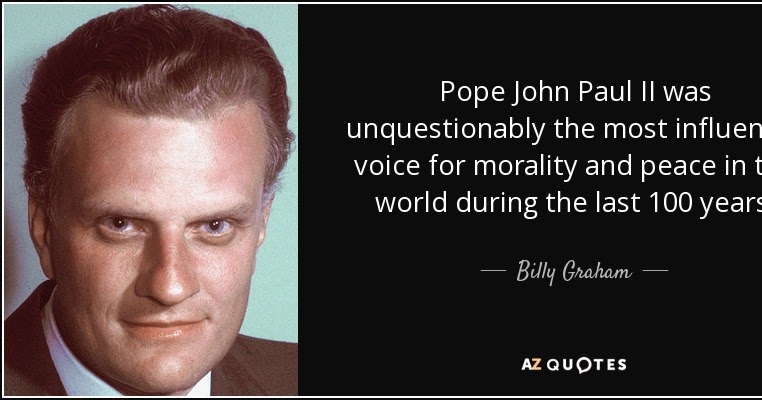 Some Roman Catholic Fanatics Deny to Death That the Late Billy Graham ...