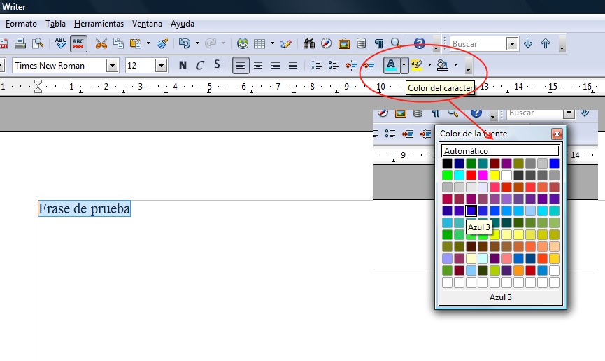 treferBlog: CÓMO AGREGAR UN COLOR DE FUENTE EN OPENOFFICE WRITER