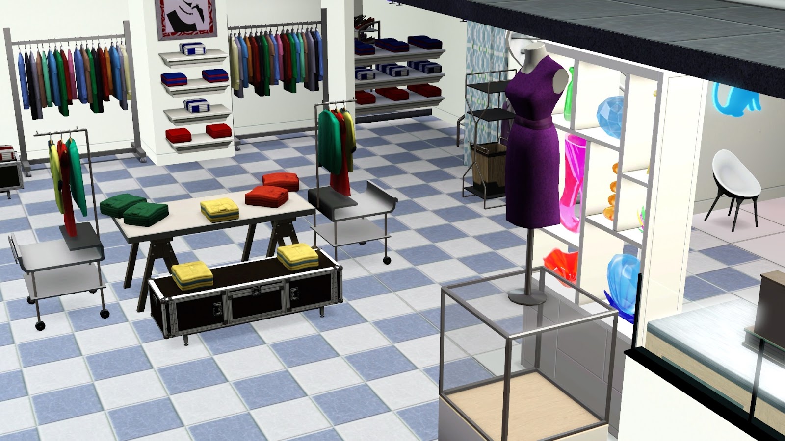 Cyberqueen13's Palace: CQ Fashions Clothing Store (seasonal lot)