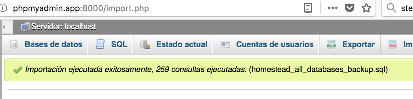 Pathros: phpmyadmin cómo restaurar todas las bases de datos desde un ...