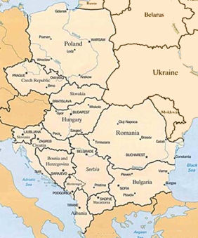 Eastern Europe Regions Map Detail Pictures - Grow Map of Europe