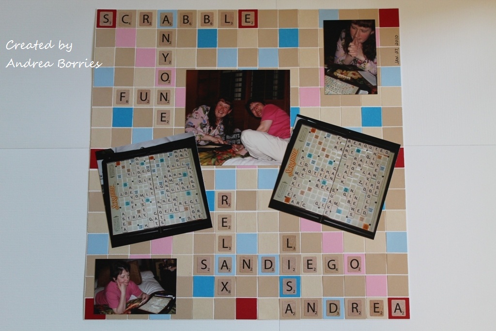 Snippets: Scrapbooking Scrabble