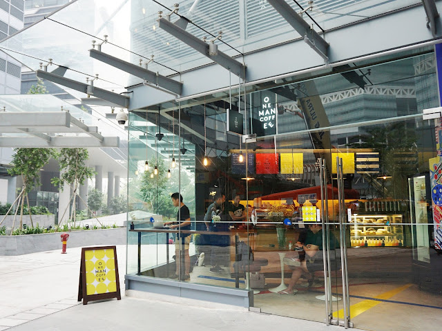 PinkyPiggu: One Man Coffee @ Fusionpolis ~ Serving Aromatic Coffee ...