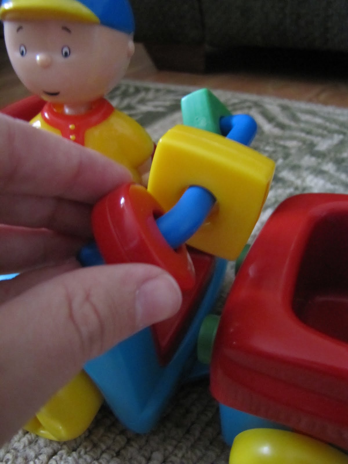 A Mom's Balancing Act: Caillou Doll & Caillou Learning Train ~ Review