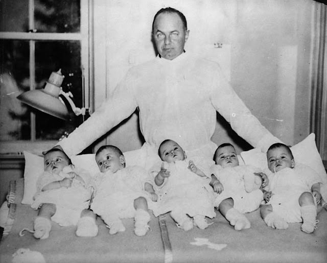 The First Quintuplets Known to Have Survived Infancy: 26 Vintage ...