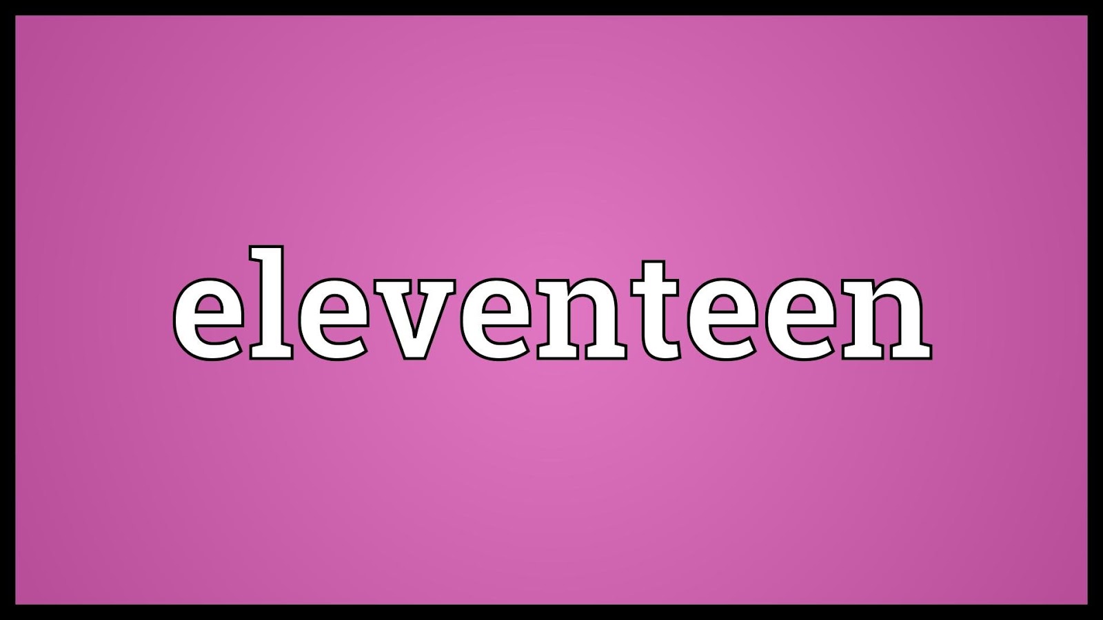 The Newz: Report: 'Eleventeen' Not an Actual Number, But Doesn't it ...