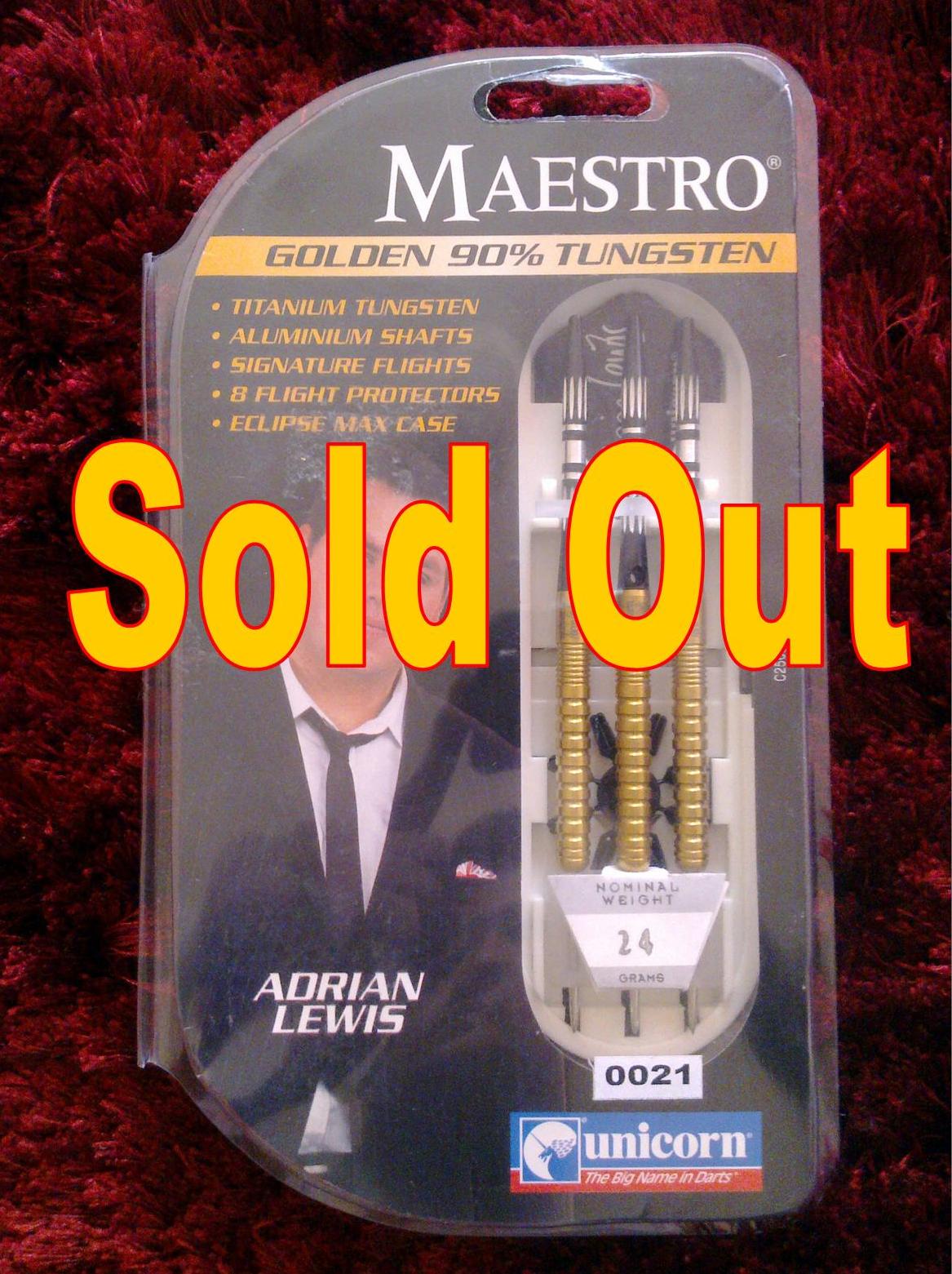 All About Darts: Untuk Dijual : Unicorn Maestro Adrian Lewis Golden 90% ...
