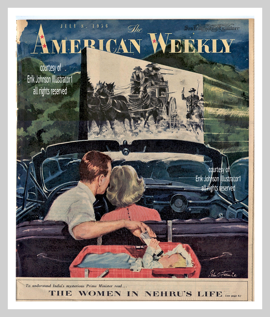 EverythingCroton: THE AMERICAN WEEKLY, COVERS FROM THE 1950'S