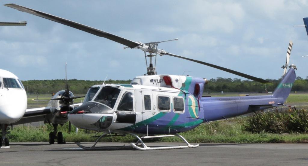 Far North Queensland Skies: Hevilift Bell 212 P2-HLV