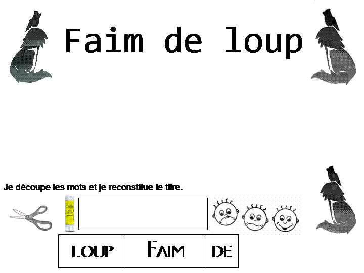 Maternelle: Faim de loup par Eric Pintus et Rémi Saillard ...
