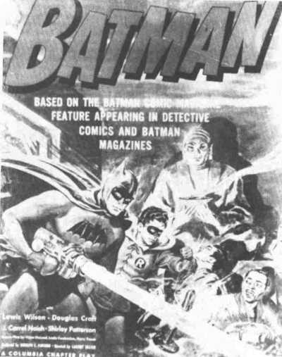 BATMAN 1943 Serial POSTERS