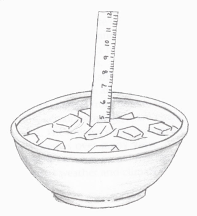 Melting Ice Cube Coloring Pages Sketch Coloring Page