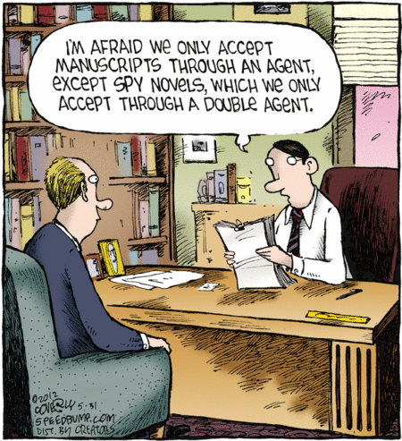 Mystery Fanfare: Cartoon of the Day: Agent
