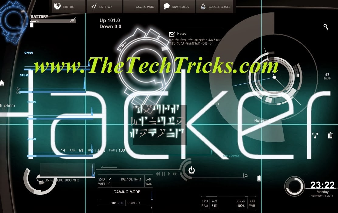 Hacker's Theme for Windows 7