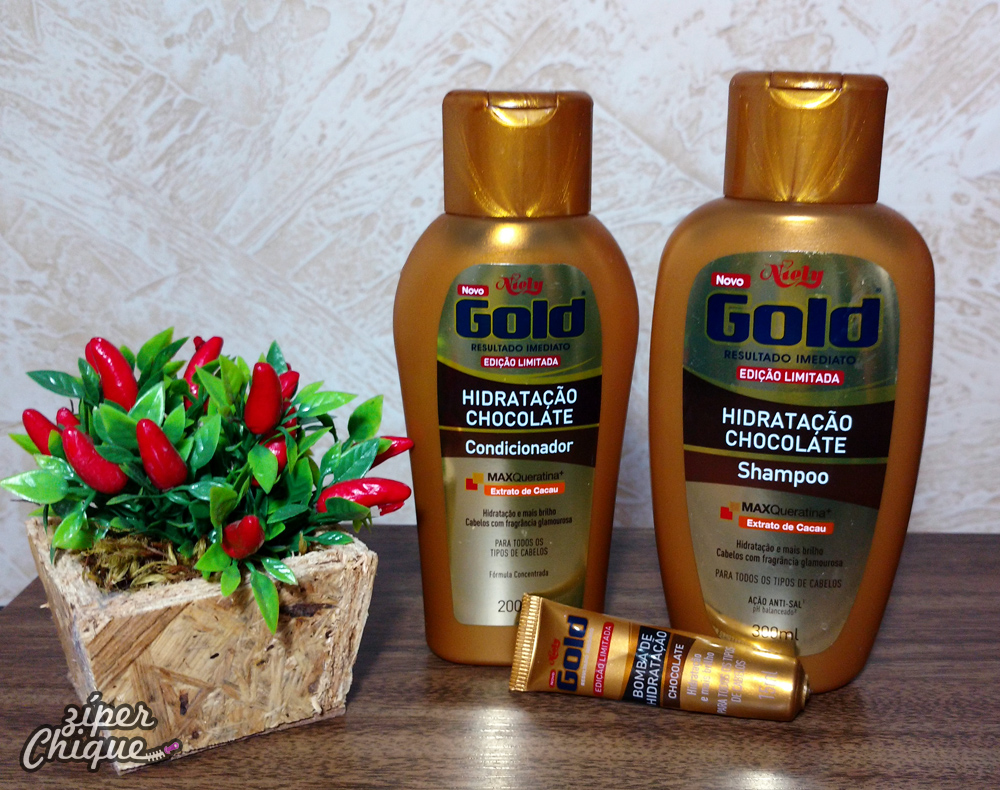 Niely Hidratação Chocolate - Zíper chique