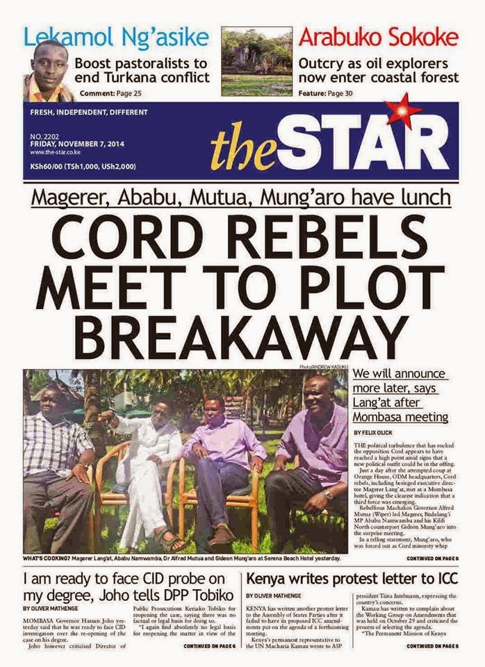 LEMUKOL'S: Is 'The Star' Newspaper The Black Sheep In Kenya's Mediascape?