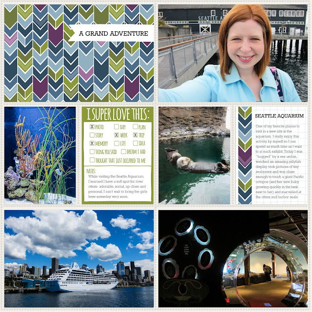 Project Life | Seattle Travel Layouts: Rain Edition