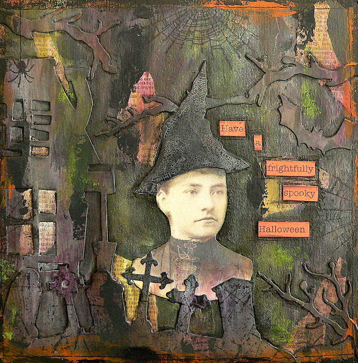 Von Pappe II: Have a Frightfully Spooky Halloween! - a DecoArt Mixed ...