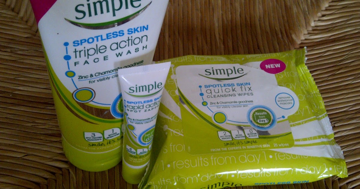 Meg's Boutique: Review- Simple spotless skincare range, part 1