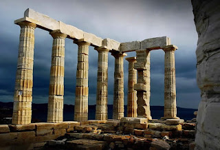 The Temple of Poseidon Cape Sounion, Greece