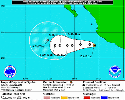 The Weather Centre: Tropical Depression EIGHT-E Forms